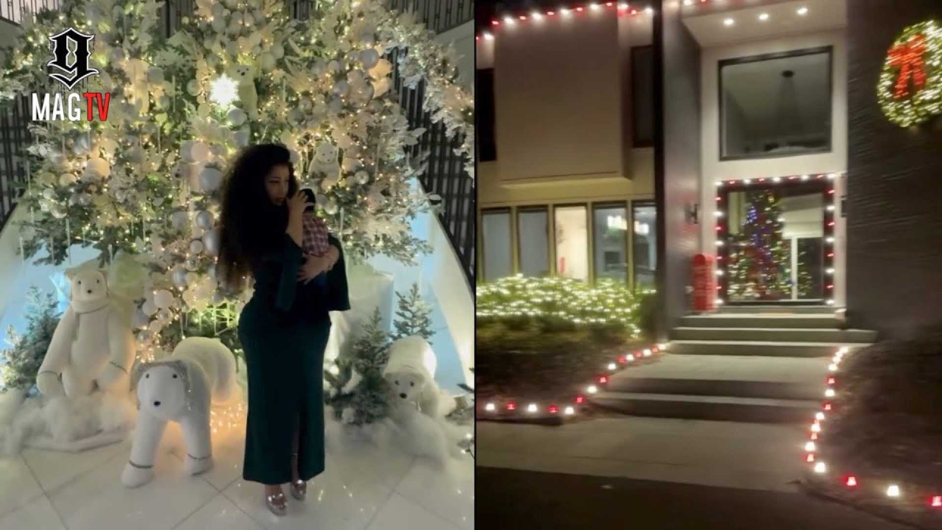 Stefon Diggs Celebrates Christmas with Children, Cardi B Absent - Times ...